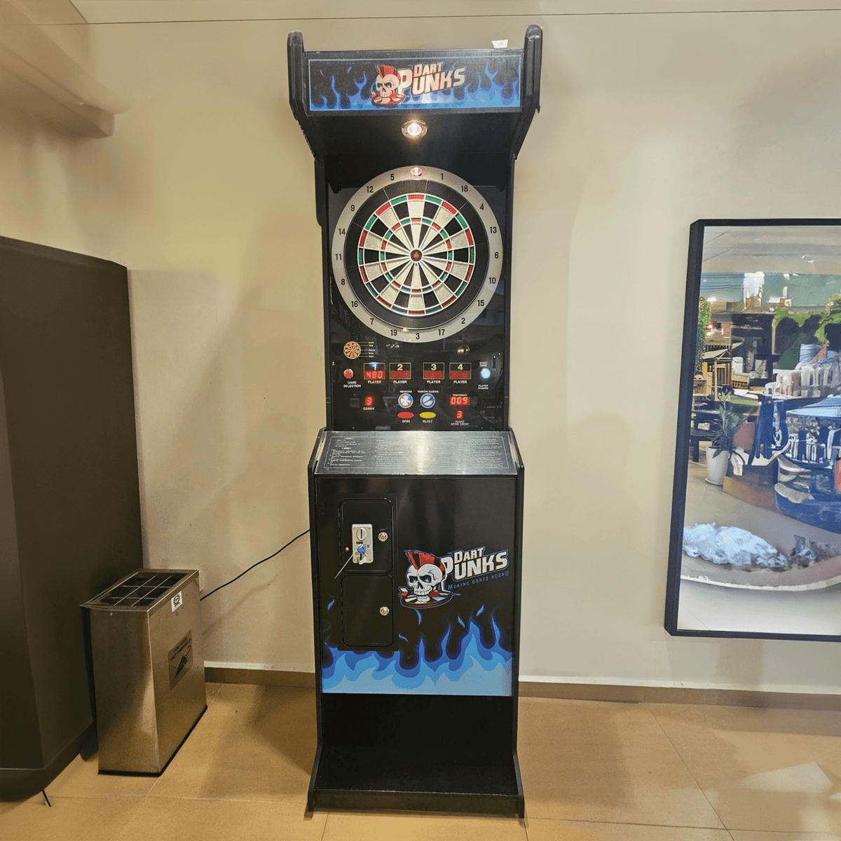 Dart Punks Free-Standing Electronic Darts Machine (Free Play / Coin-op