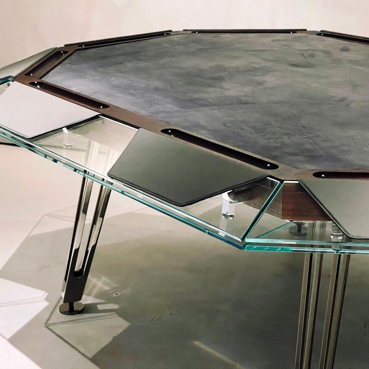 Glass Poker Table - Stylish & Elegant | Centrum Leisure